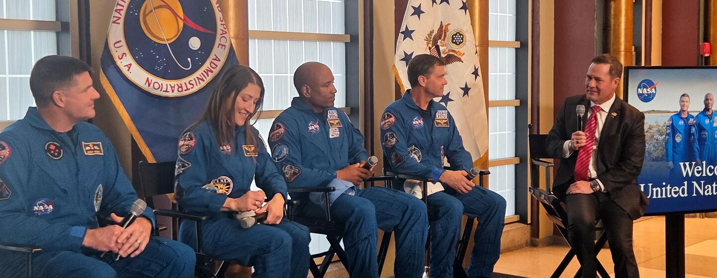 Artemis II astronauts underscore our shared humanity, in historic UN ...