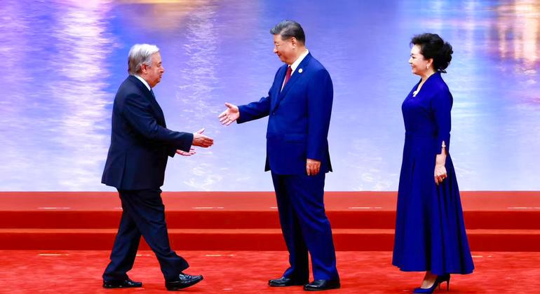 En Chine, le chef de l'ONU appelle à « mettre les peuples au premier plan » | ONU Info
