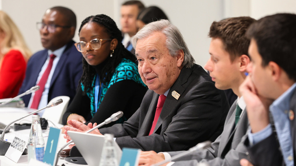 COP29: ‘You have every right to be angry’ Guterres tells youth ...