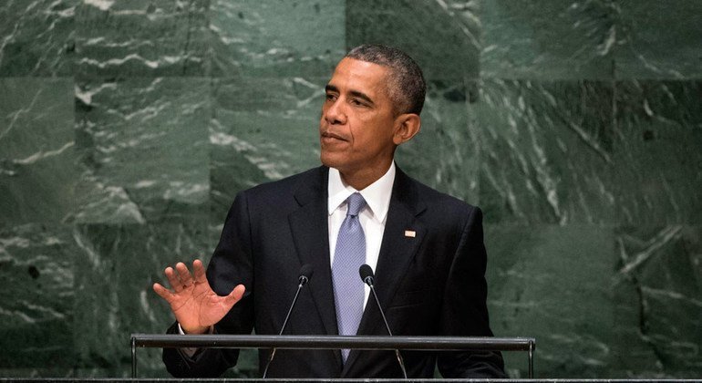 Le Président des Etats-Unis plaide pour la diplomatie dans un monde ...