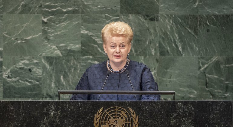 Reject passivity and embrace ‘responsibility for our future,’ Lithuania ...